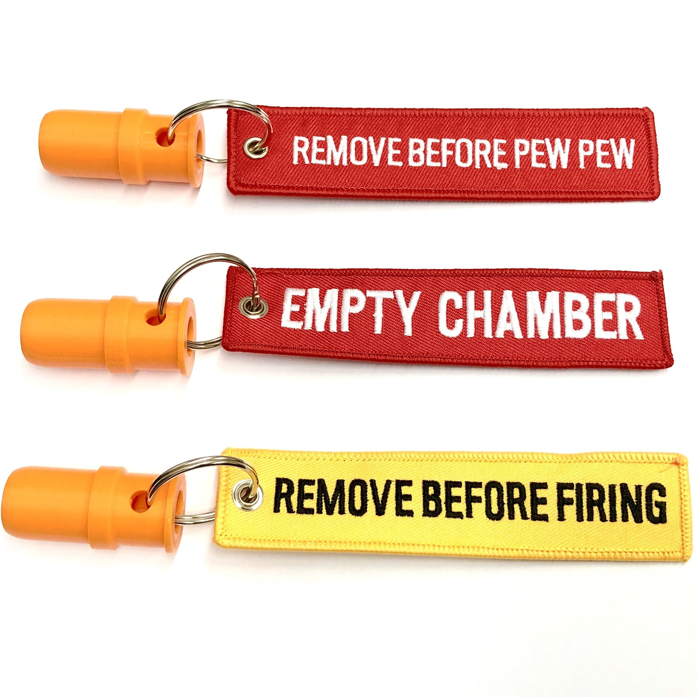 Safety/Chamber Plug & Keychains
